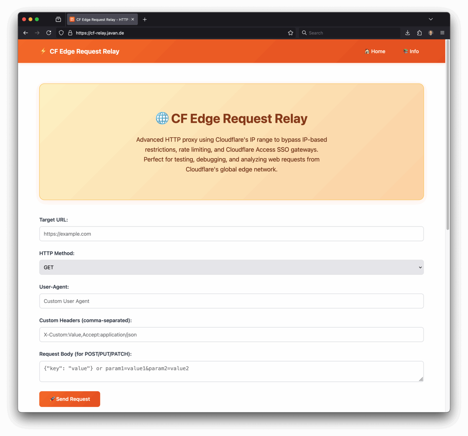 How to send HTTP-Requests from Cloudflare's IP Range - Javan Rasokat